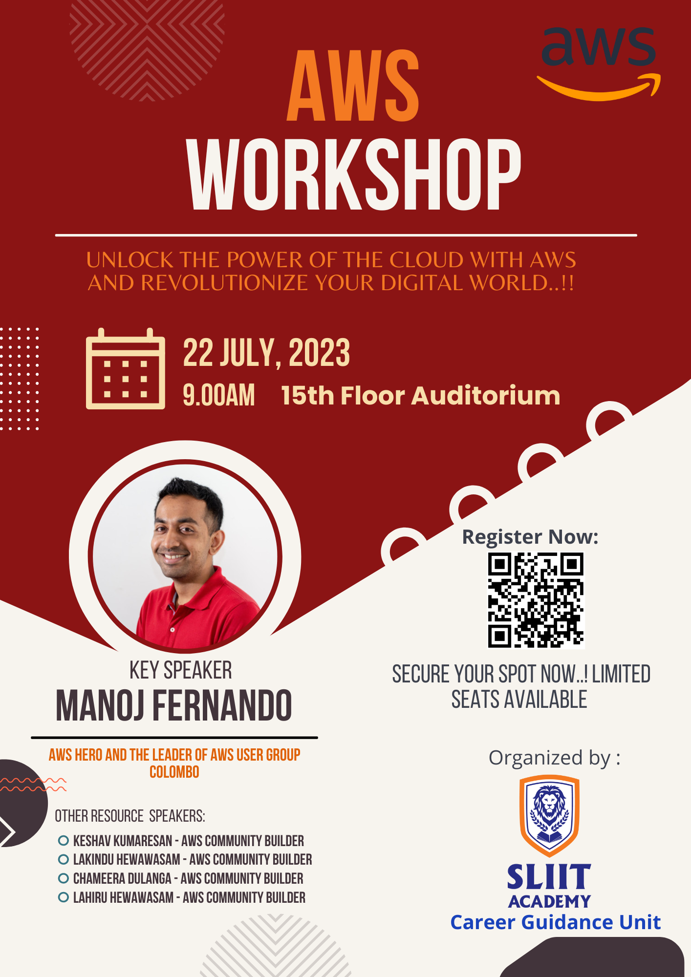 VLE: Notice Regarding AWS Workshop | VLE